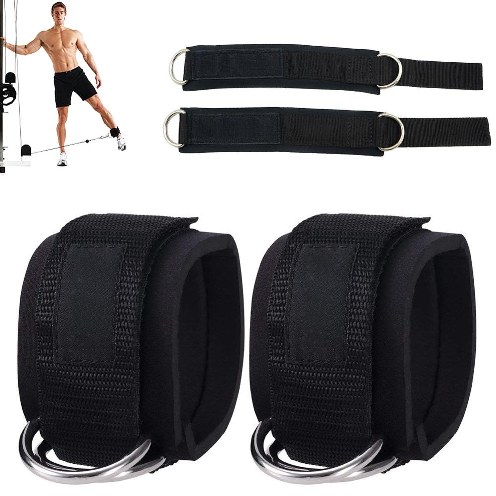 1Pair Fitness Ankle Cuffs Leg Training Crossfit Cable-Machine ...