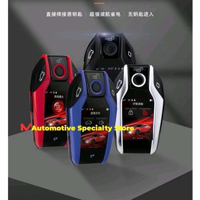 Universal Upgrade to Digital Smart LCD Key Cover Case Original Remote ...