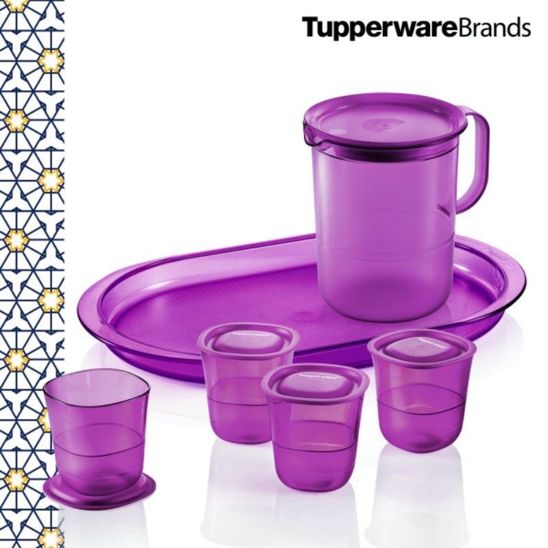 💥Ready Stock!💥Tupperware Purple Royale Crystalline Set | Shopee Malaysia