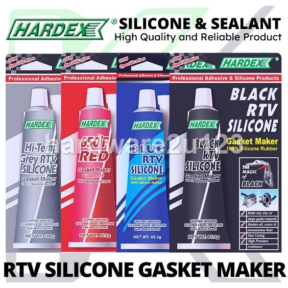 HARDEX Blue RTV Silicone Gasket Maker (85.2g) RS680 / RS660 / RS625 ...