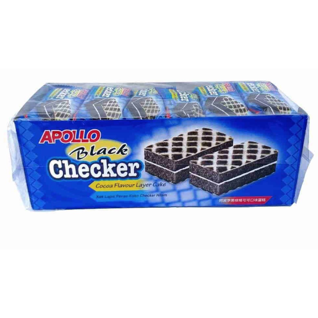 APOLLO BLACK CHECKER 24pcs | Shopee Malaysia