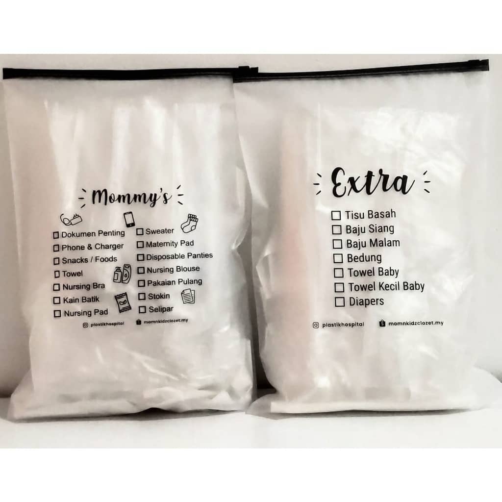 🔥🔥 Plastik Packing Baju Baby 9 pcs per pack [ Zipper Plastic ] 🔥🔥 READY ...