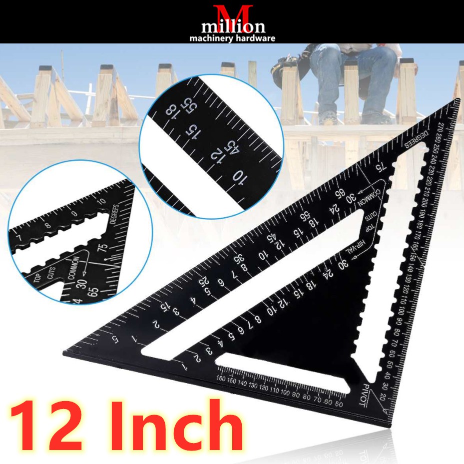 millionhardware - (Metric / inch) 12 Inch Aluminium Alloy Right Angle ...