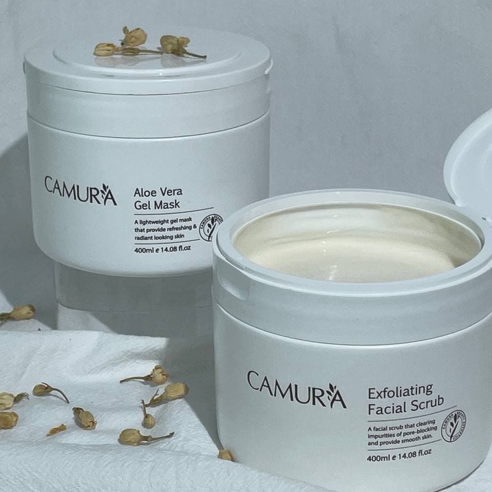 CAMURA Exfoliating Facial Scrub 400ml | Scrub Muka Pengelupasan ...