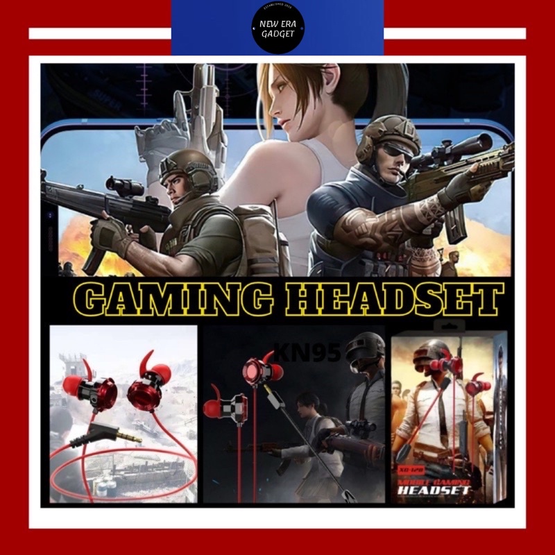 Gaming Earphone Gaming Headset G10 XG120 Gamo Plextone Pubg Mobile ...