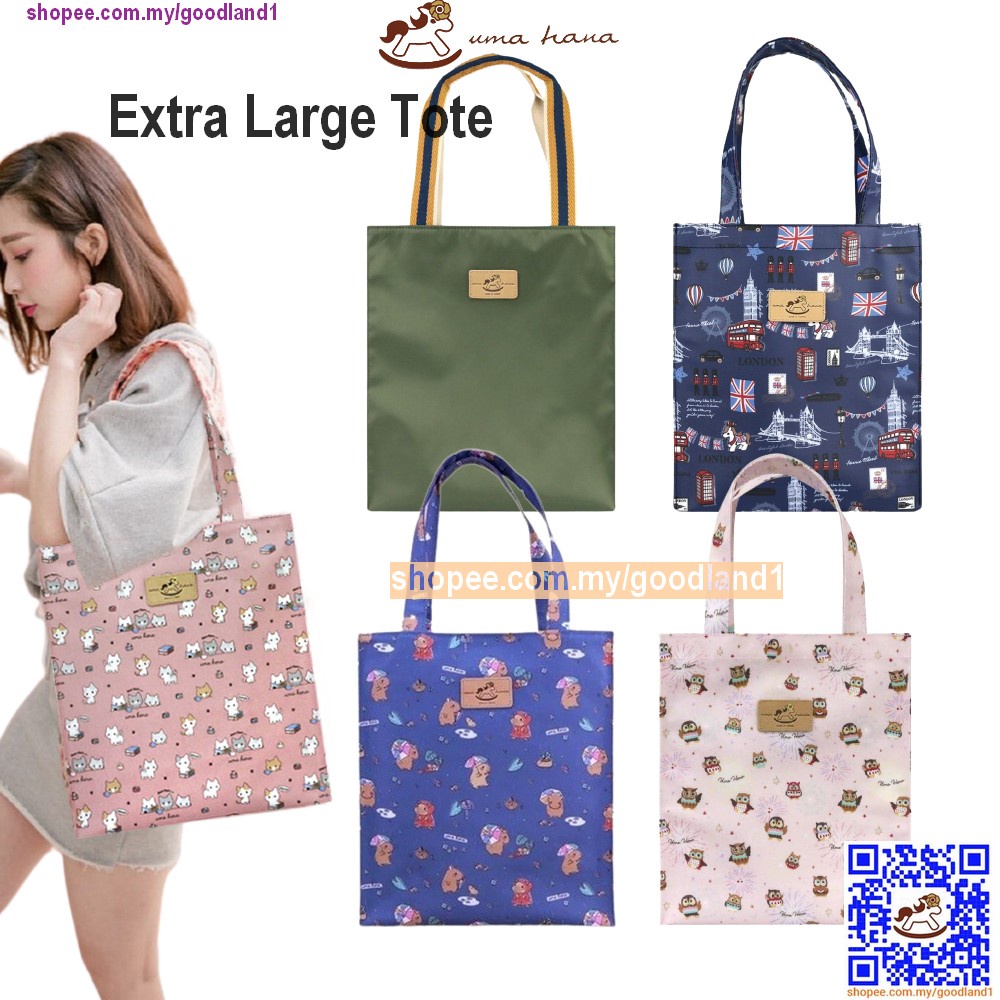 Uma hana Taiwan Tote Bag Tuition Bag Large A4 File Bag A4 Document Bag Shoulder Bag Umahana Hand ...