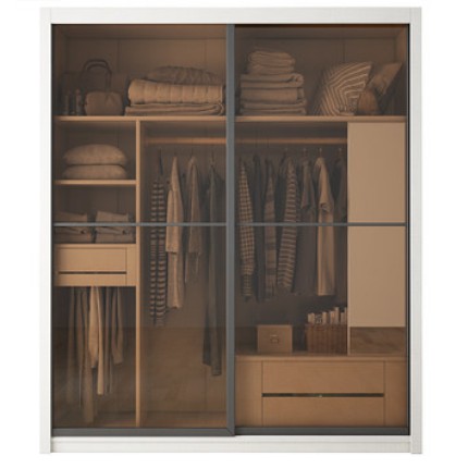 👔 CLOTHES WARDROBE CABINET Bedroom Bed Room Home Living Storage Big ...