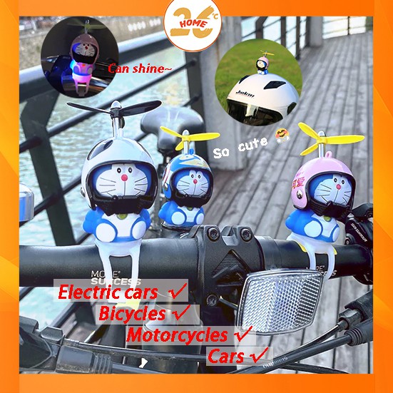 [Bicycle Accessories] Doraemon Helmet Little Yellow Light Duck Bamboo ...