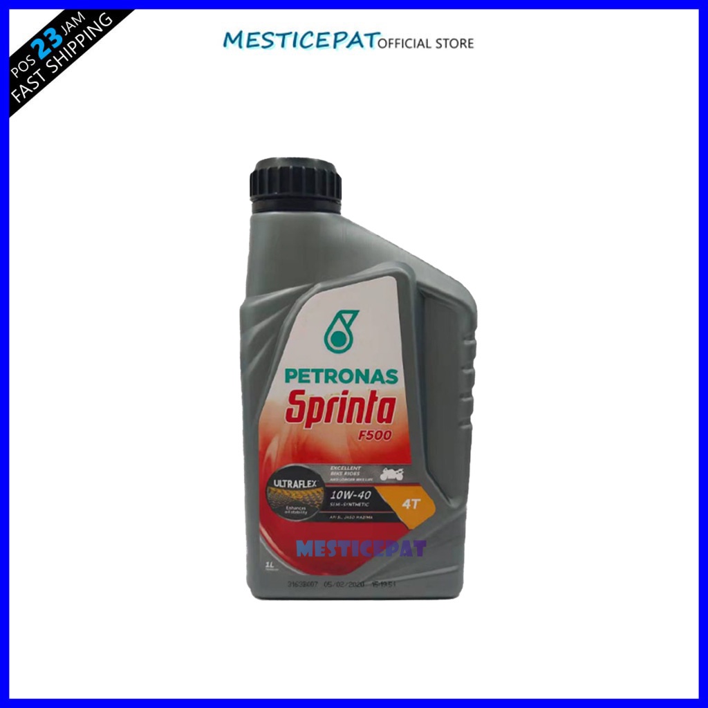 Petronas Sprinta F500 1L Motor ENGINE Oil 10W40 4T STOCK 2021 | Shopee ...