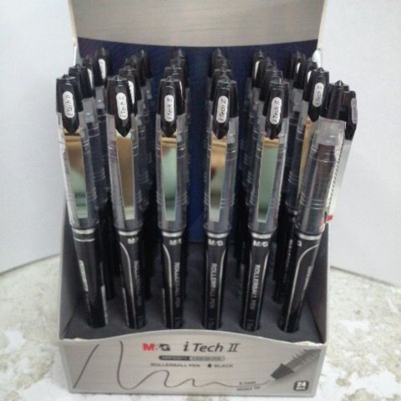 M&G PEN DAKWAT MATA BULAT Roller Ball Pen 0.5 ( I Tech-II ) - Black ...