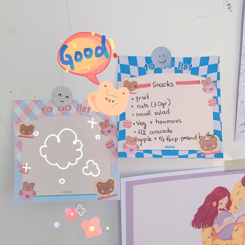 Set of 45 personalized Korean sticky notes | Shopee Malaysia