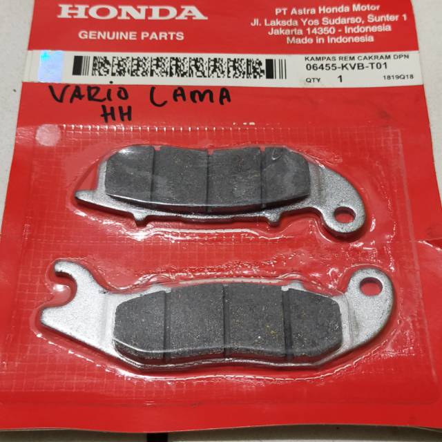 Old VARIO KVB FRONT BRAKE DISPAD | Shopee Malaysia