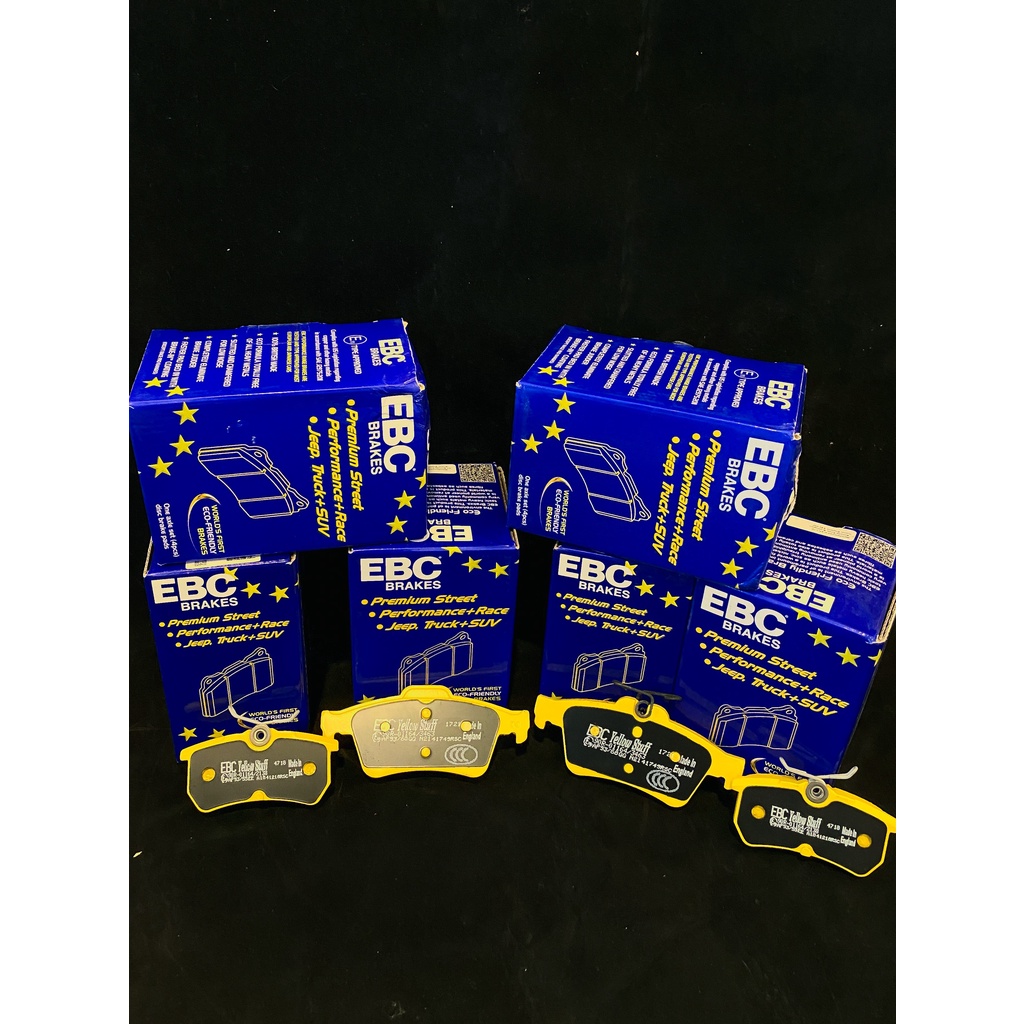 - EBC Yellow Stuff & Green Stuff Brake Pads Front & Rear Ford Focus ST ...