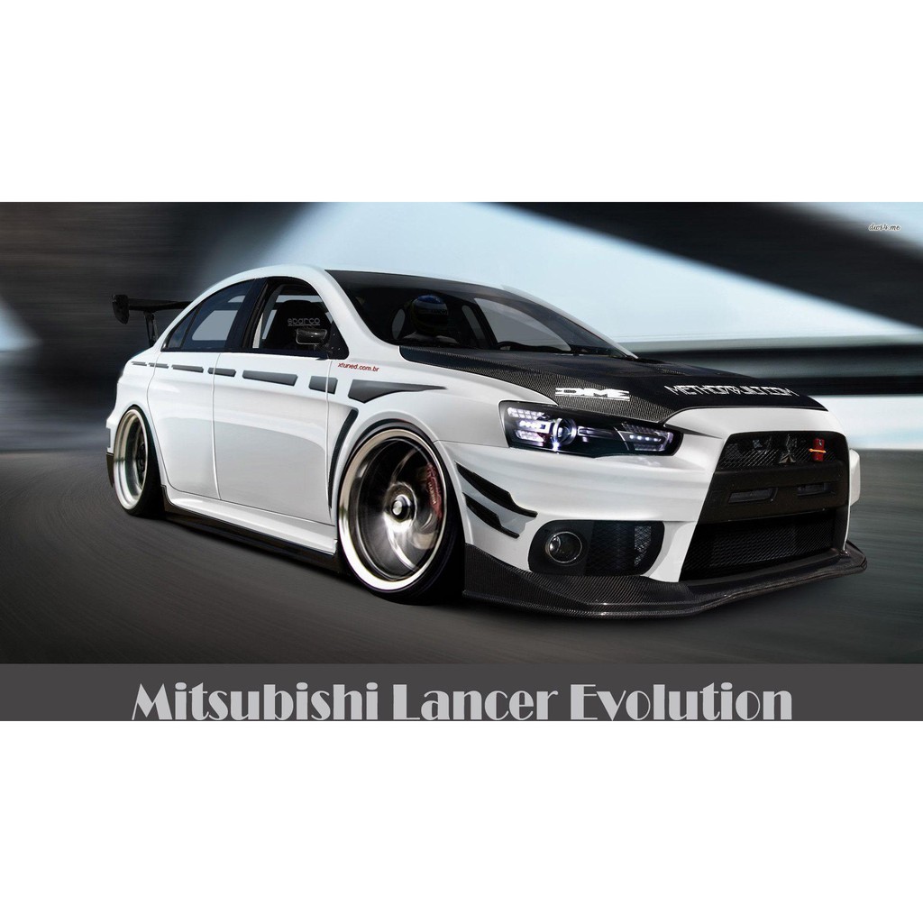 evo x v1 varis canard fit for evo x v1 bumper add on upgrade ...