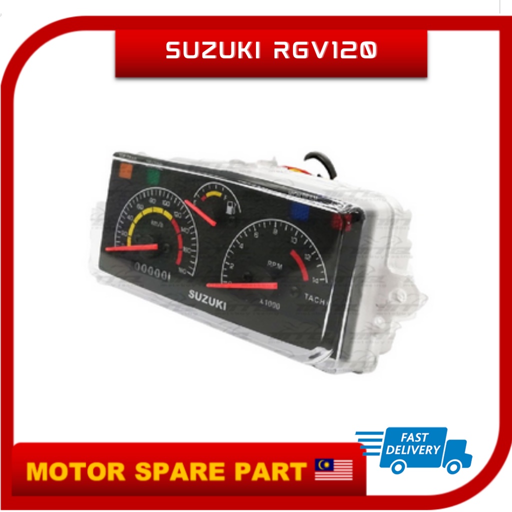 SUZUKI RGV120 NEW METER ASSY SPEEDOMETER SPEEDO METER ASSY RGV-120 RGV ...
