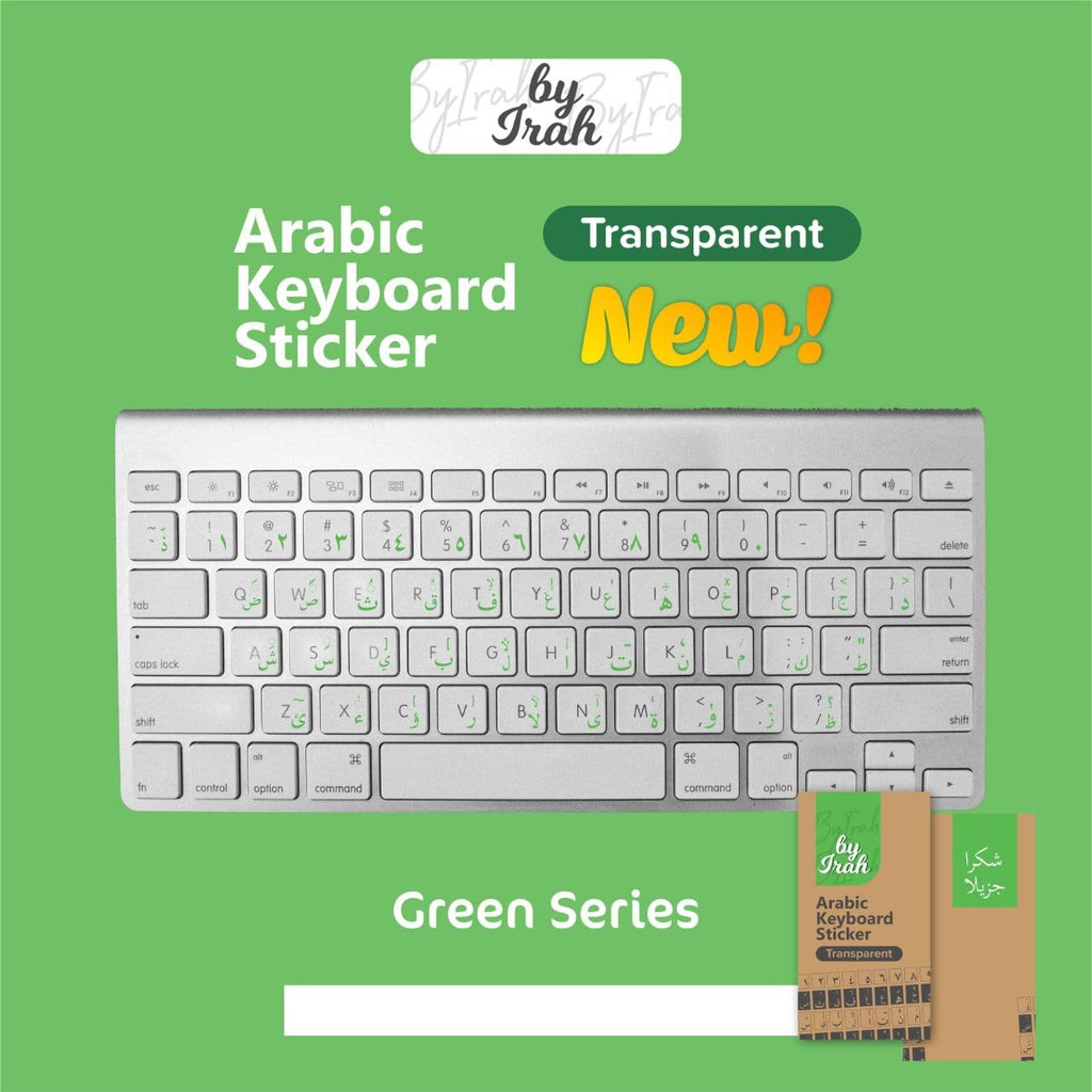 Transparent Arabic Keyboard Sticker Premium Quality For All Laptop & Pc ...