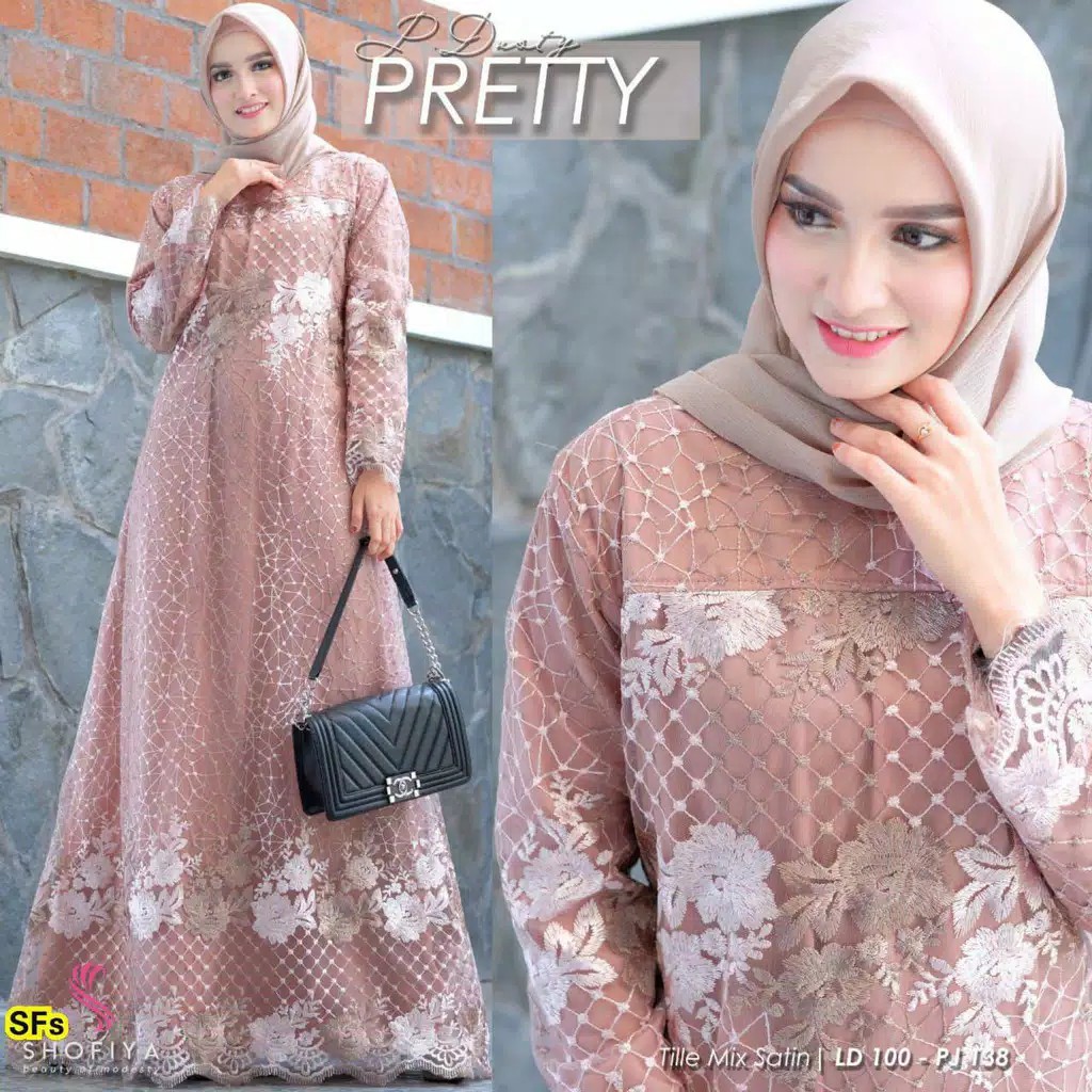 Syafin FASHION _ GAMIS BRUKAT KEBAYA TILE MAXY DRESS MUSLIM WOMEN ...