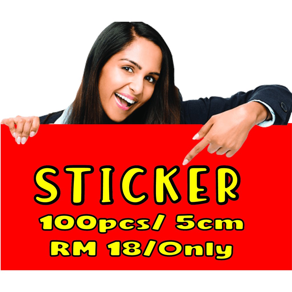 Sticker Label Produk | Shopee Malaysia