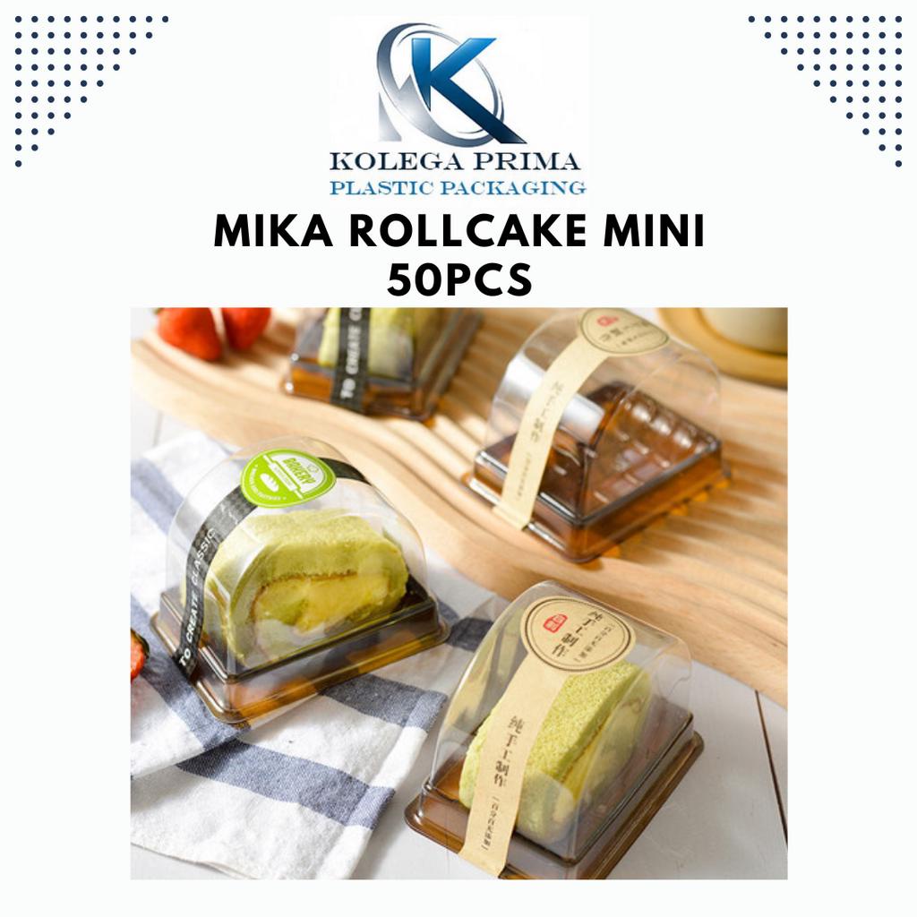 Mika BOLU ROLL MINI BOX/ MINI ROLLCAKE TRAY/ MIKA CROMBOLONI CONTENTS ...