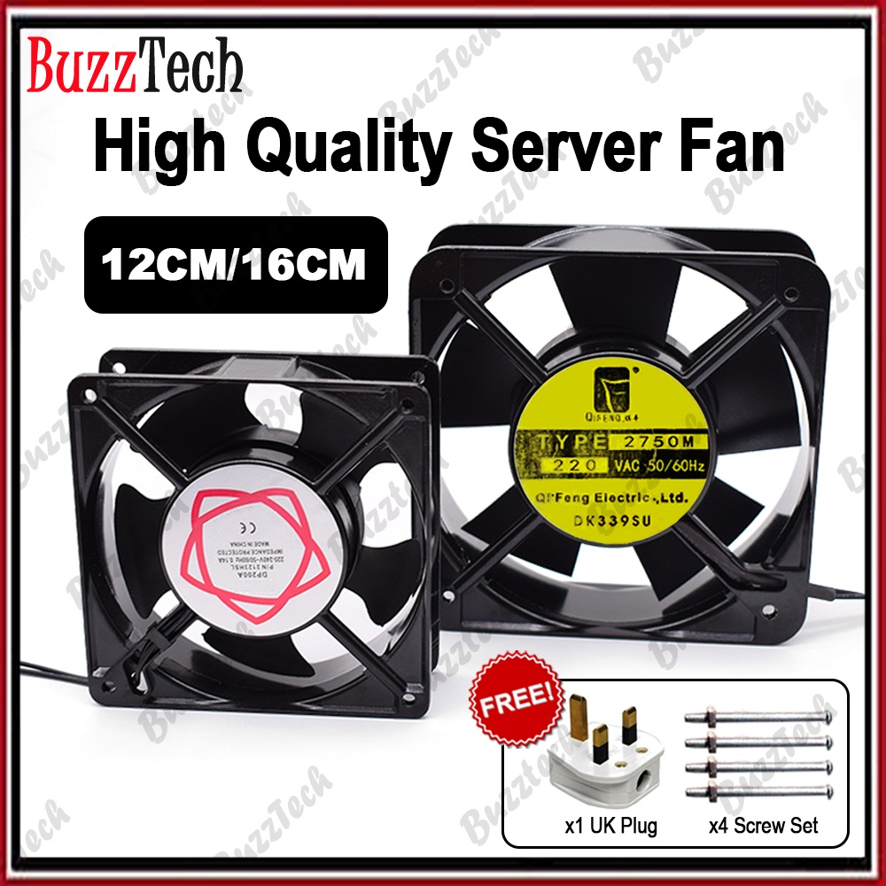 BuzzTech Server Fan Ventilation Fan For Server Rack Mount AC 220V 240V ...
