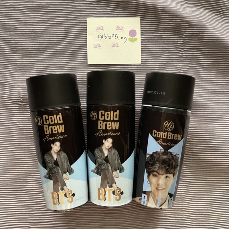 COLD BREW BTS jungkook suga BE ready stock malaysia coffee americano ...