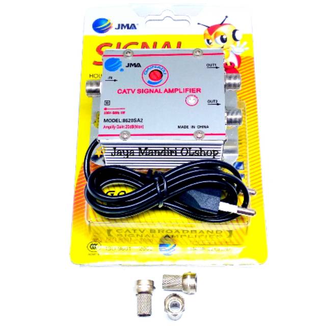 Catv Signal Amplifier (Boost) 2Channel / Splitter 2 Ways | Shopee Malaysia