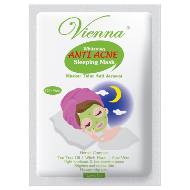 Vienna Anti acne sleeping mask 15ml | Shopee Malaysia