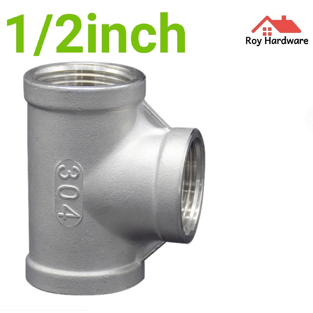 Stainless Steel 304 DN15 1/2''inch inci Elbow Socket Nipple Tee Union ...