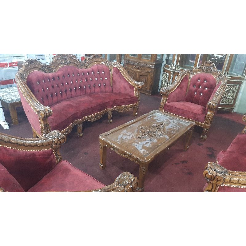 Set Sofa Jati Ganeesa Perabot Jati Sofa Kayu jati Premium imported ...