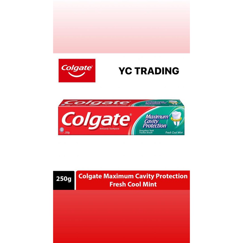 Colgate Maximum Cavity Protection Toothpaste 250g | Shopee Malaysia