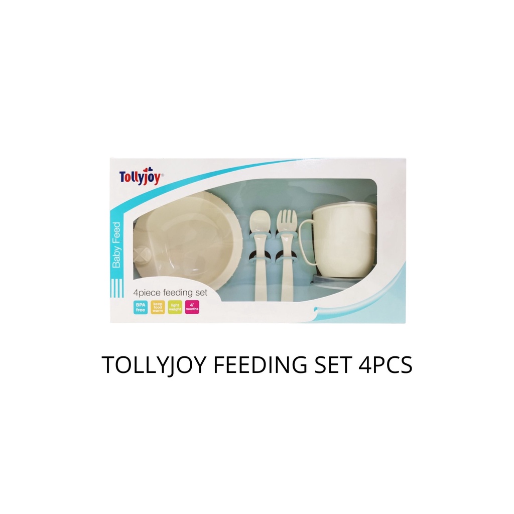 TOLLYJOY FEEDING SET 4PCS | Shopee Malaysia
