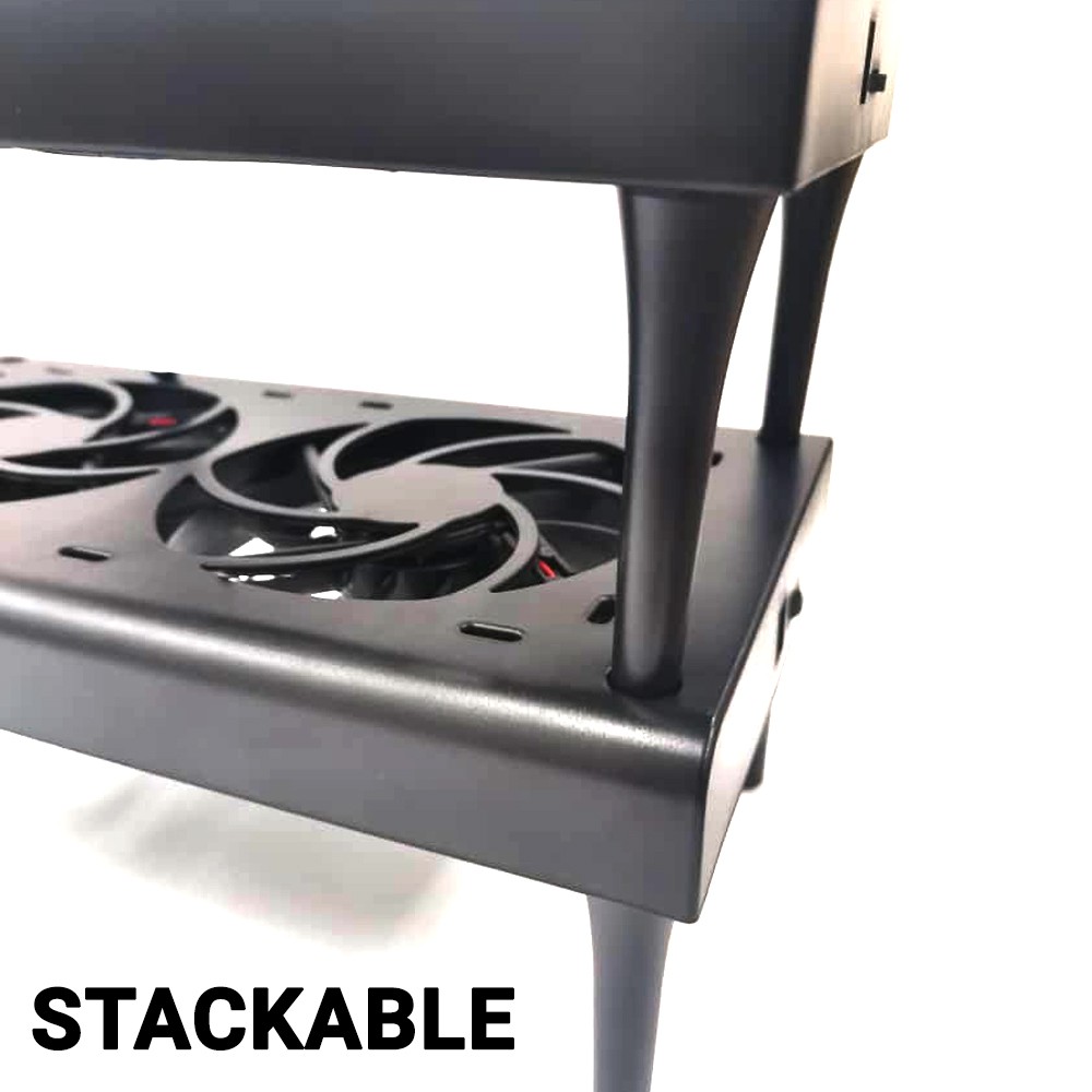 (READY STOCK) Router TV Box Stackable Cooling Fan USB Powered Ultra ...