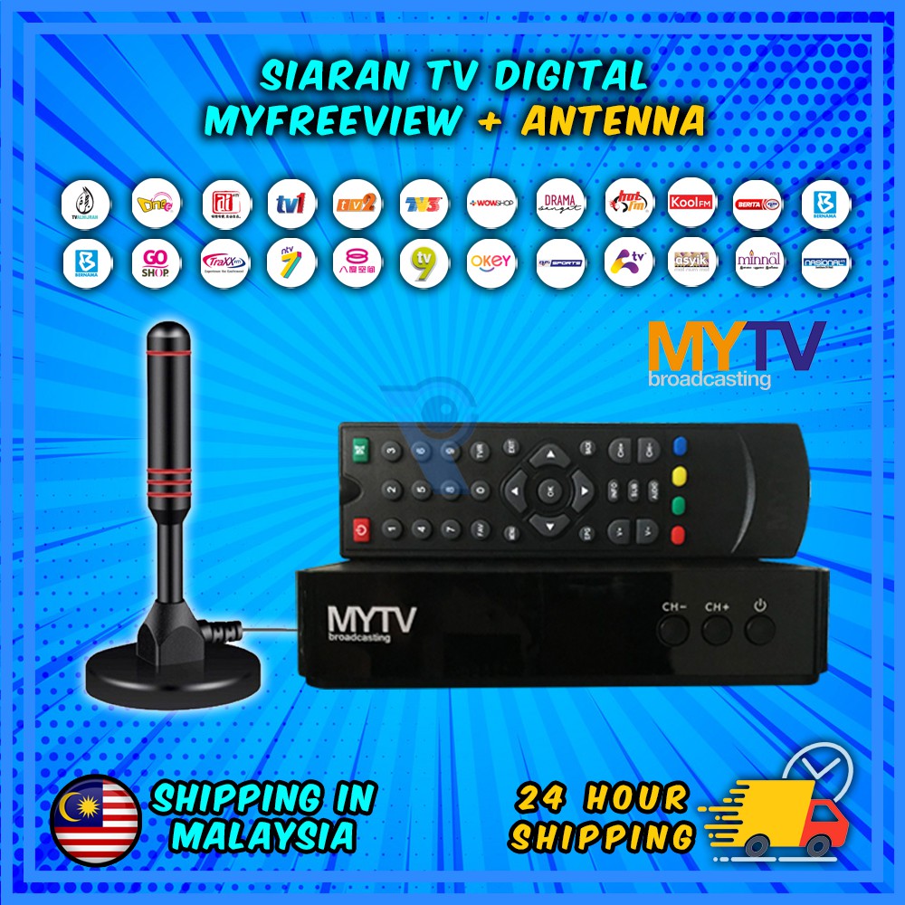 💥READY STOCK💥 ORIGINAL MYTV Decoder (MCMC APPROVED) MYFREEVIEW HDTV ...