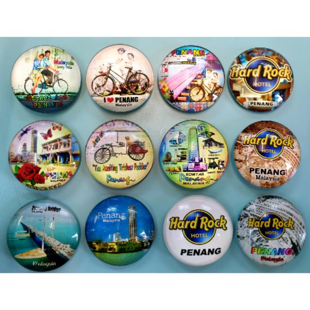 Penang Famous Attraction Crystal Fridge Magnet 💟Ready Stock💟 | Shopee ...