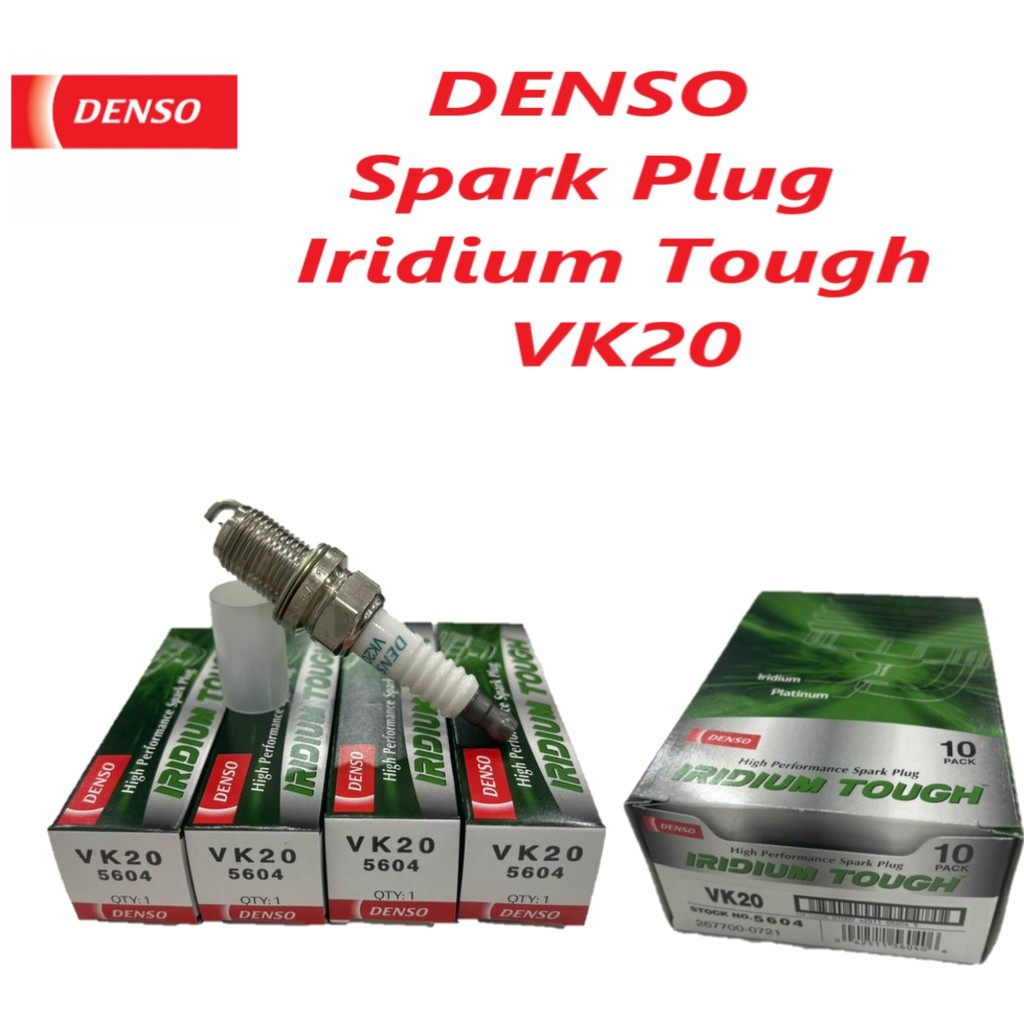 DENSO Spark Plug IRIDIUM TOUGH VK20-Toyota Estima / Vios / Altis ...
