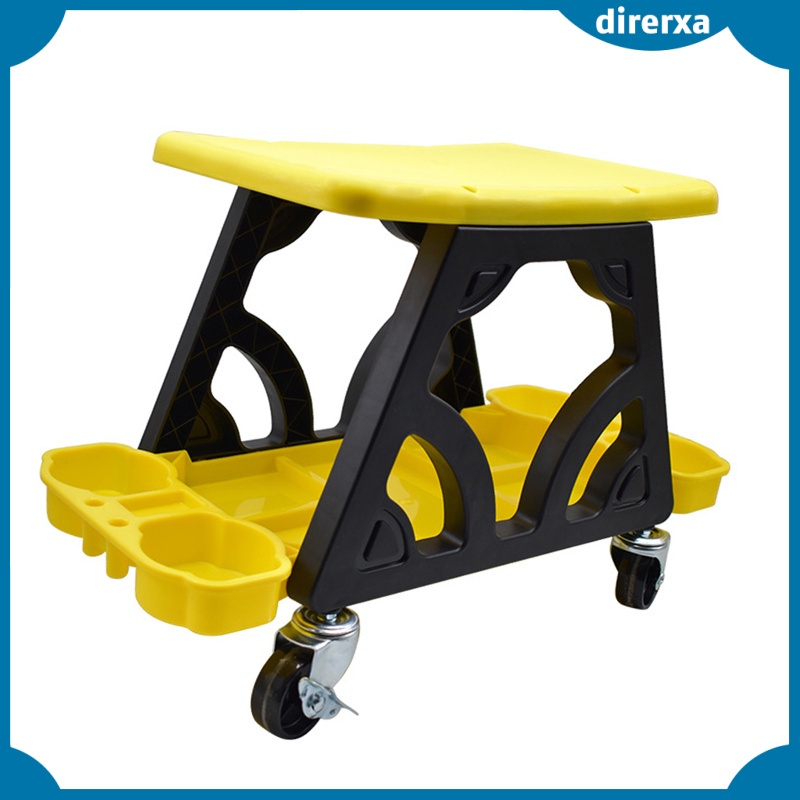 [direrxaMY] Heavy Duty Car Detailing Stool Chair Rolling Car Wash Stool ...