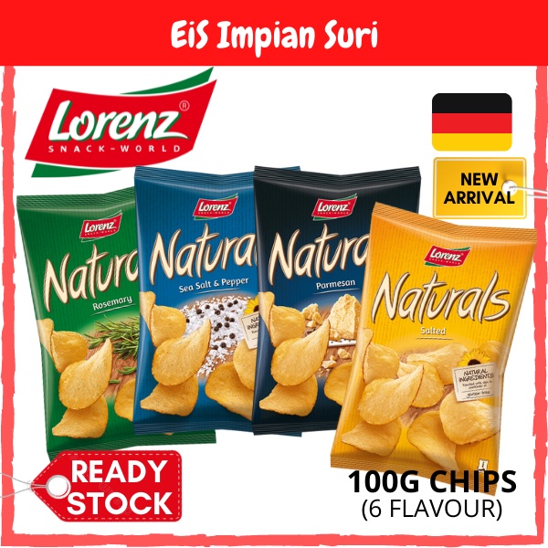 (Ready Stock!!) Lorenz Naturals Potato Chips 100g (Rosemary) Ubi ...