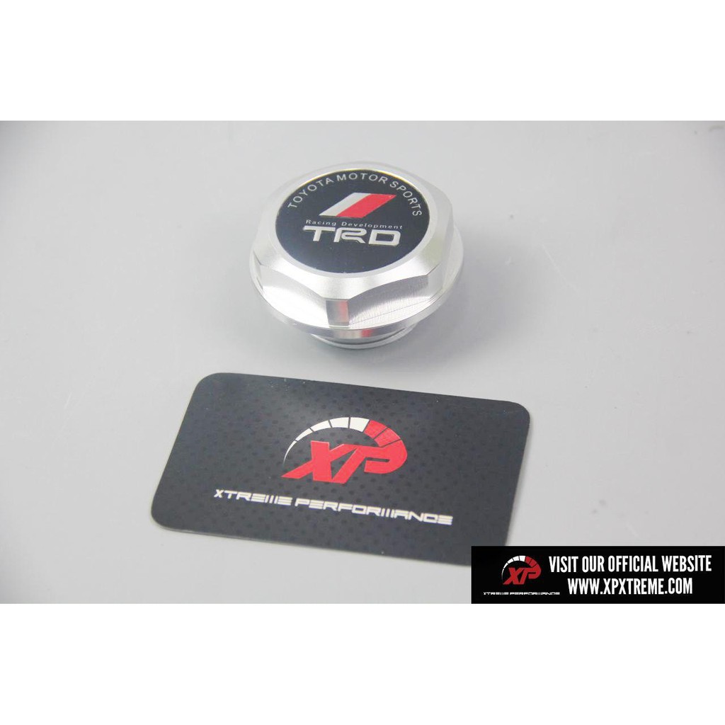 ENGINE OIL CAP TRD TOYOTA ALUMINIUM SILVER | Shopee Malaysia