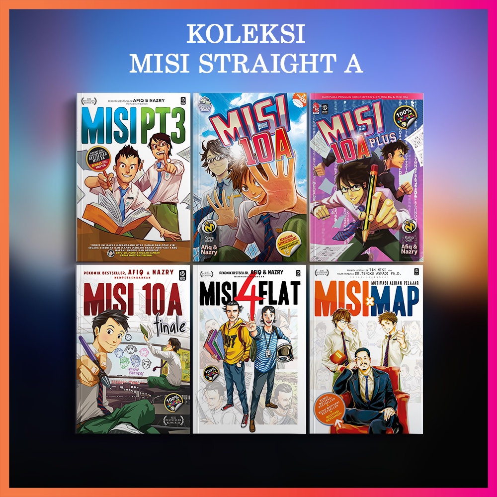 🔥HOT DEAL🔥 Buku Komik Misi PT3, Misi 10A, Misi 10A Plus, Misi 10A ...