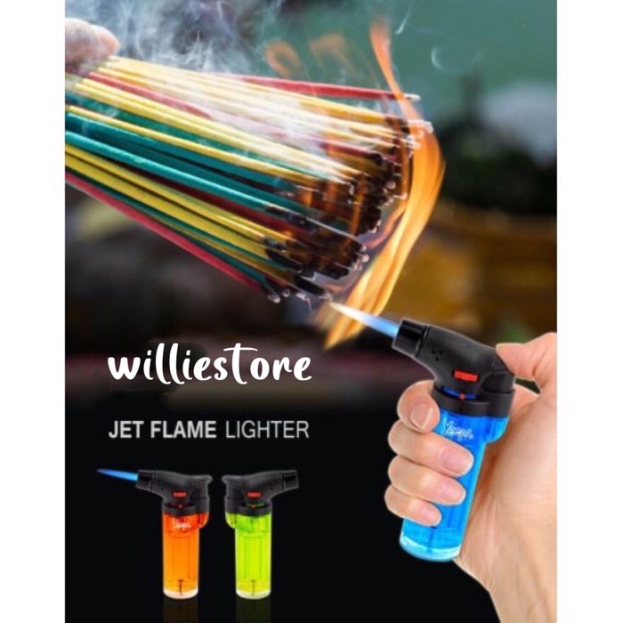 Windproof Jet Flame Lighter/Refillable Windproof Torch Jet Turbo Gas ...