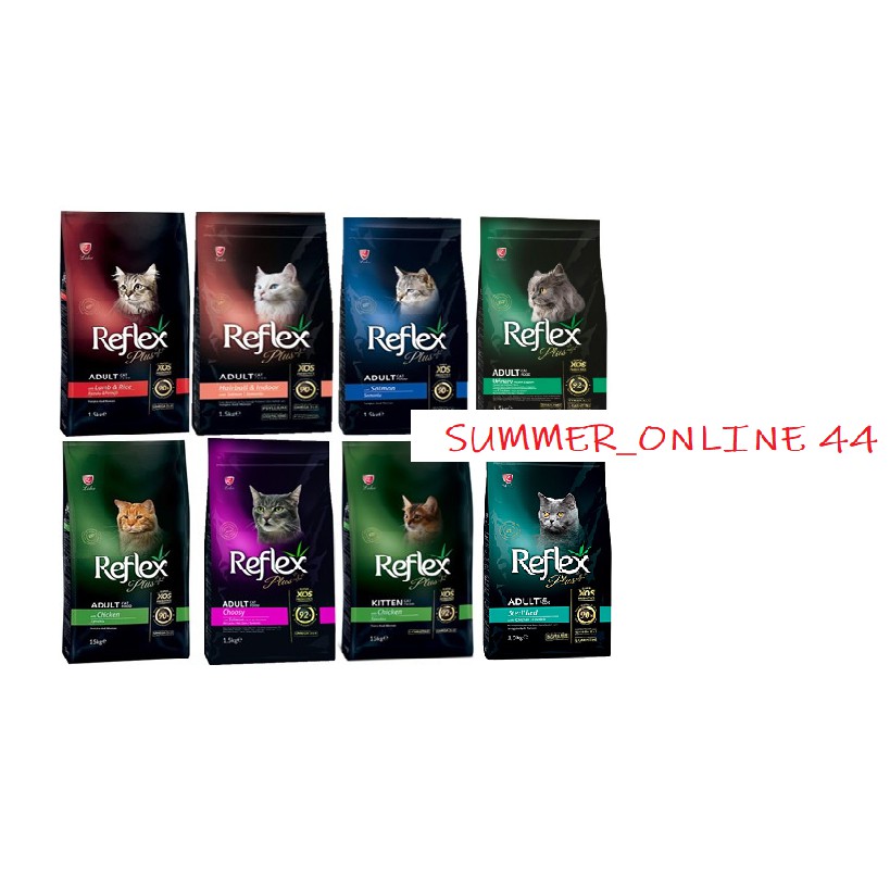 Reflex Plus Original Pack 1.5kg (Kitten, Adult & Urinary) | Shopee Malaysia