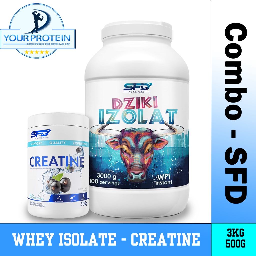 Sfd Dziki Izolat Muscle Development COMBO (100% Whey Isolate Instant ...