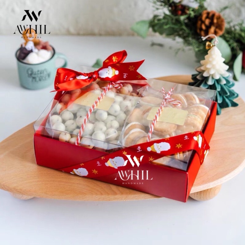 🍪Ready Stock🍪Transparent Cover Cookies Box/Macaroon Gift Box/Party Gift ...