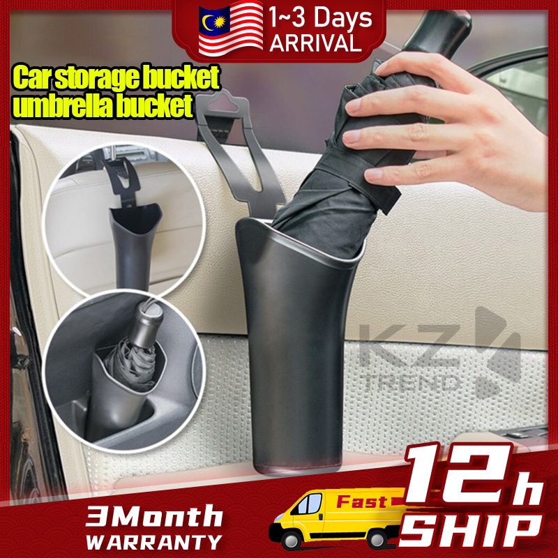 Car Umbrella Storage Box Umbrella Holder Barrel ABS Hanging Storage ...