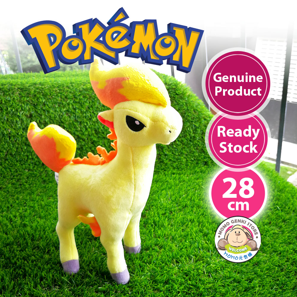 Pokemon Pikachu Authentic Genuine Ponyta Ponies Soft Plush Toy Doll ...