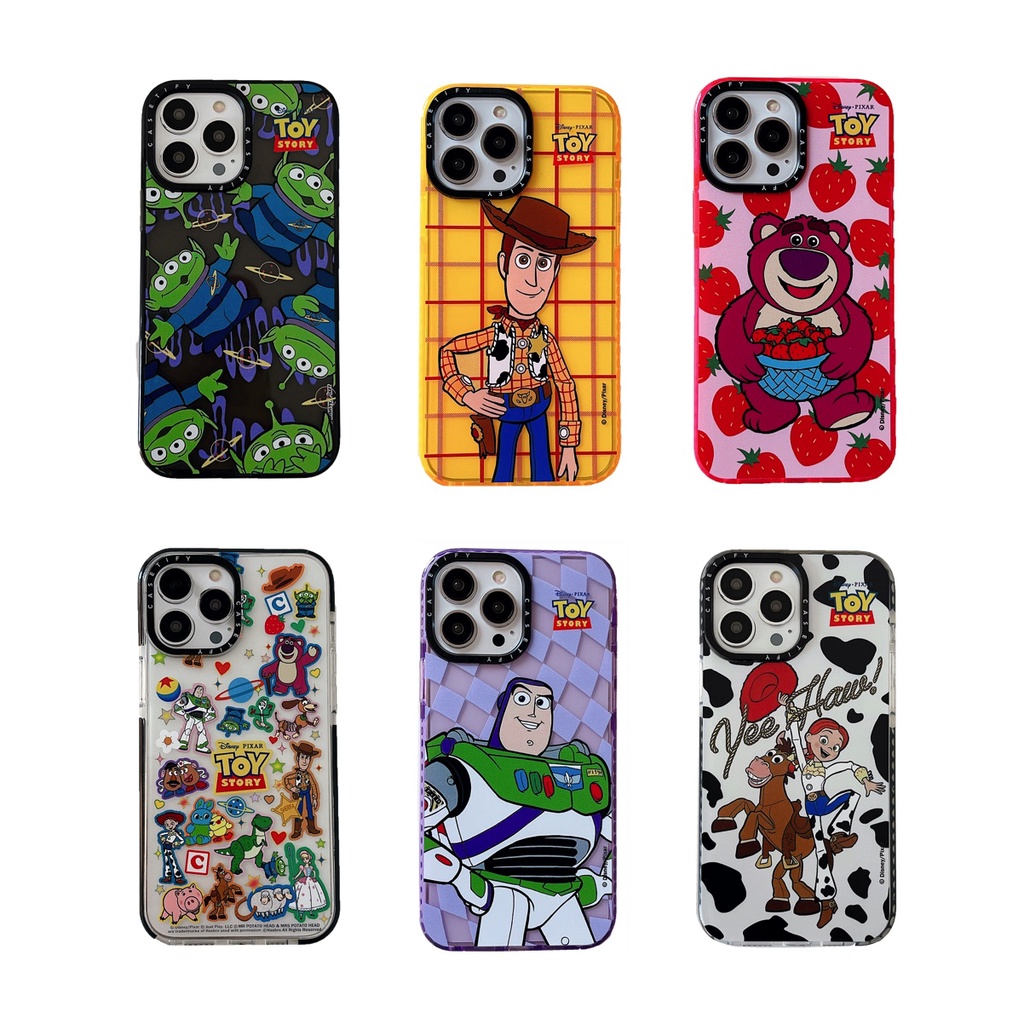 Disney Pixar Cartoon Toy Story Transparent Phone Case for iPhone 16 15 ...