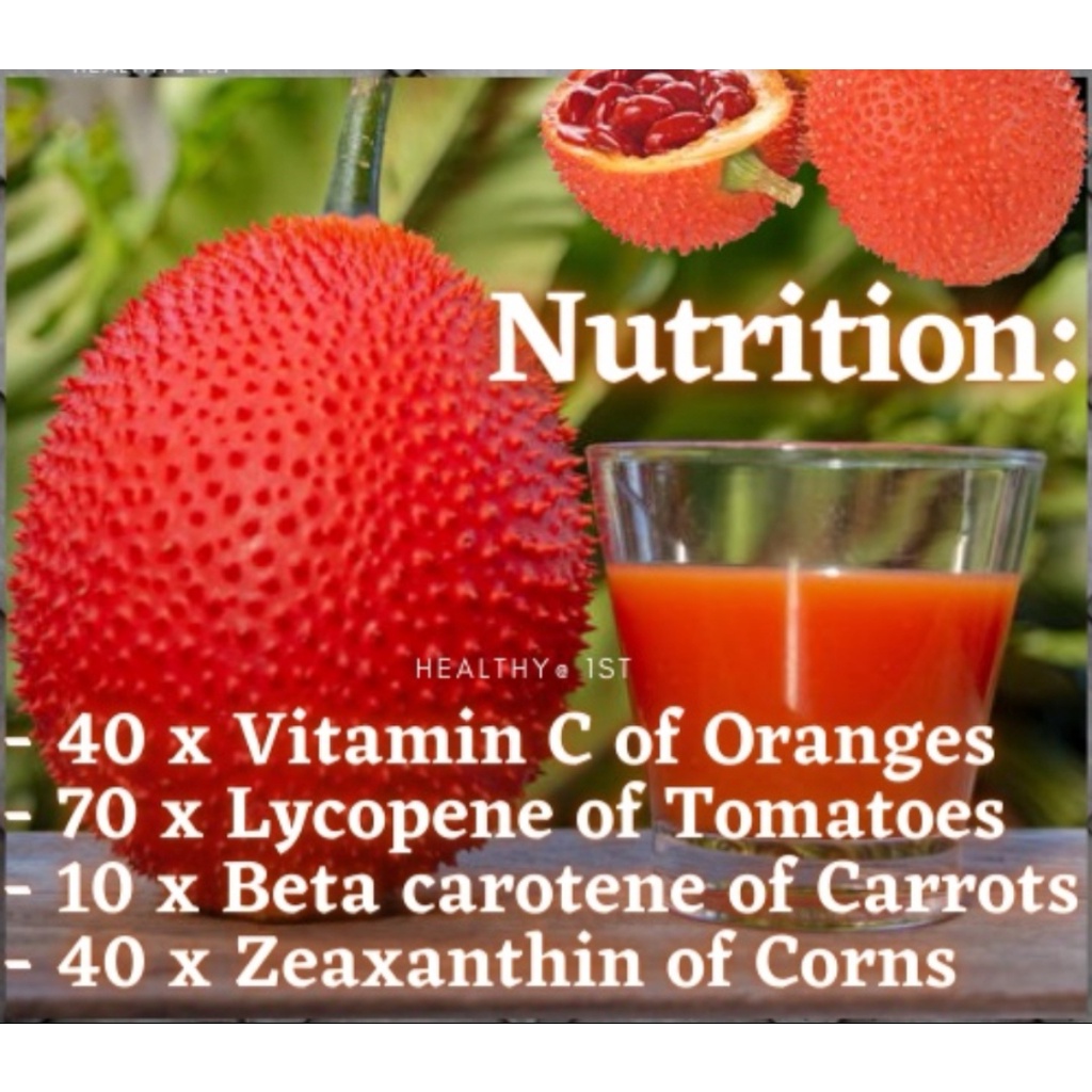 木鱉果 Gac fruits and seeds/fruit of heaven (Home Grown) | Shopee Malaysia