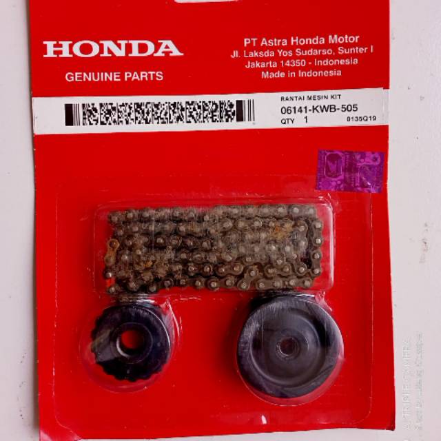 Original Honda Revo absolute/Blade New KWB roller set chain | Shopee ...