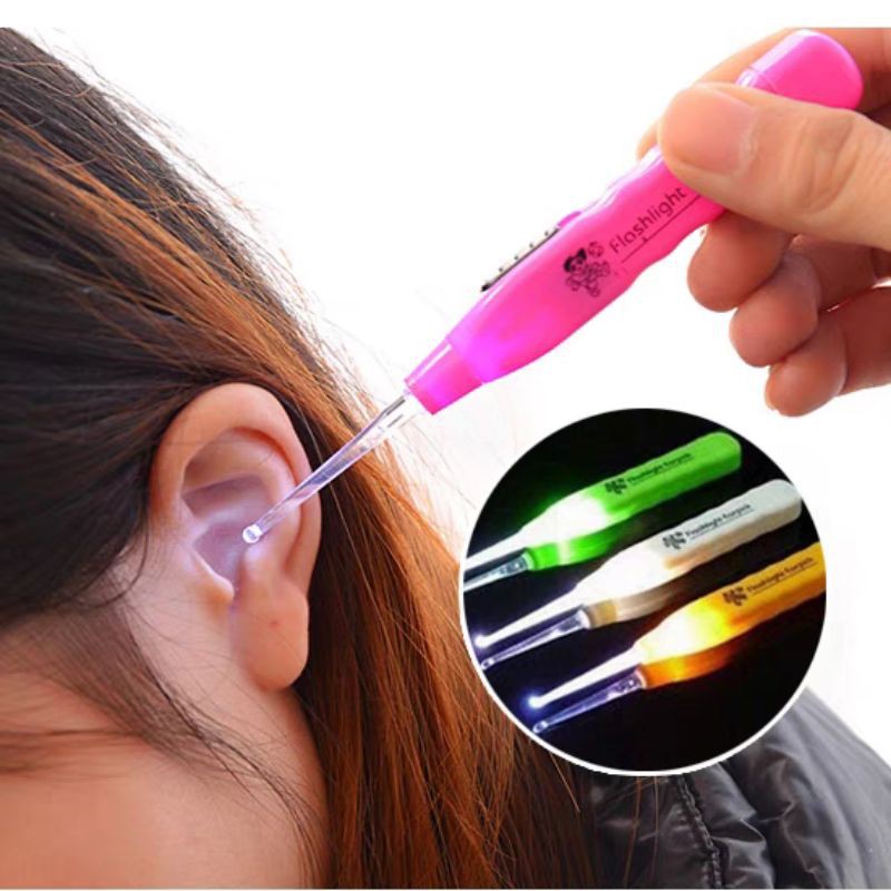 LED Ear Pick Children Special Ear Pick Tool/Lampu LED Korek Telinga ...