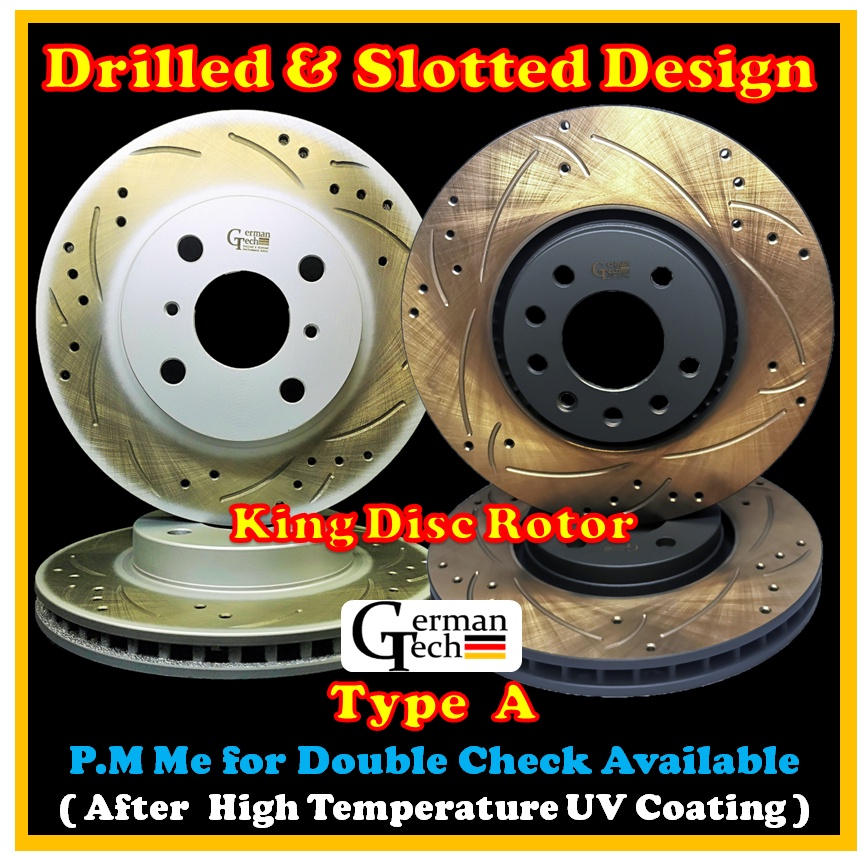 MAZDA RX8 RX-8 FE Disc Rotor High Performance Drilled or Slotted High ...